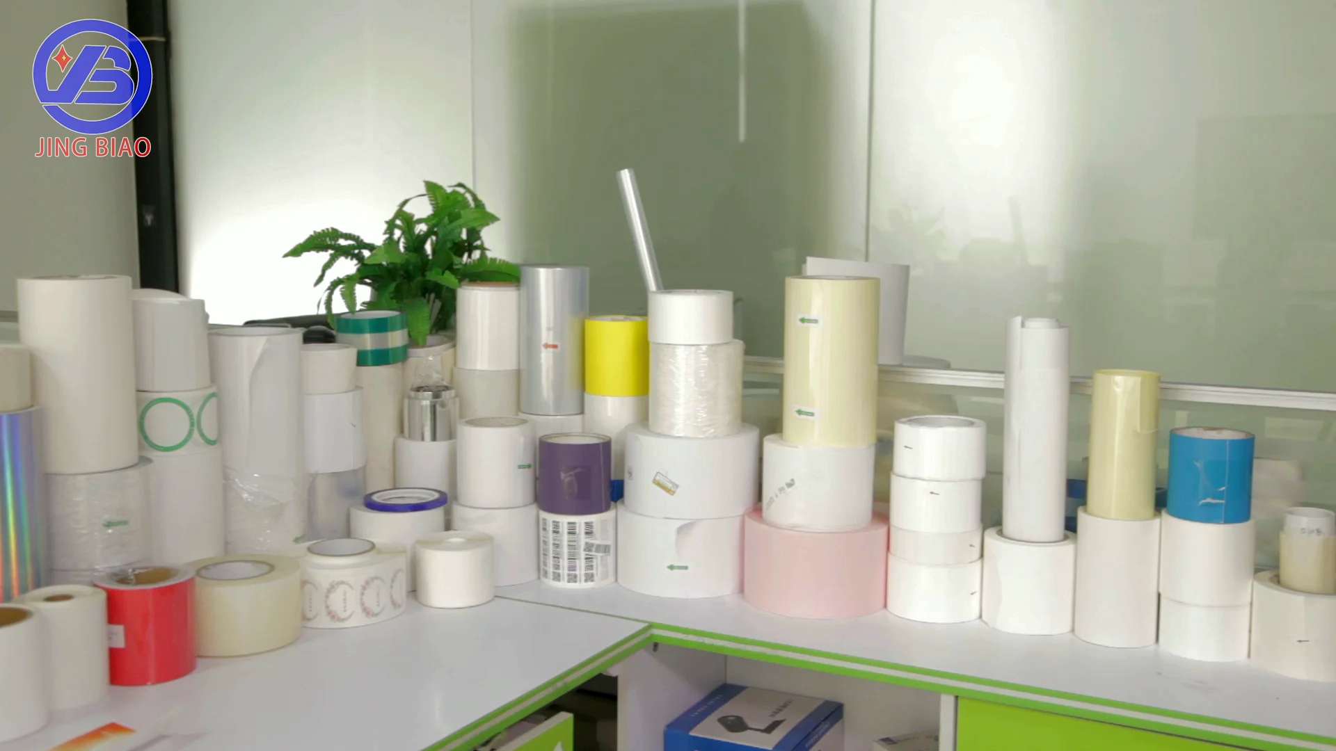 Roll Inkjet Sticker Paper Roll Small Volume Glossy White Synthetic ...