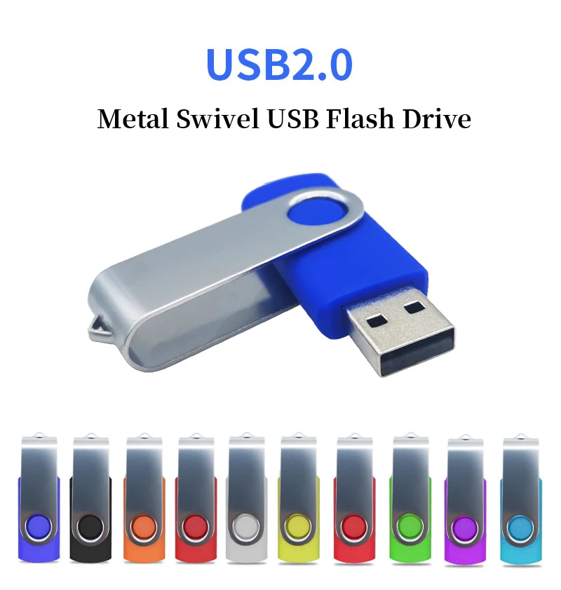 Corporative Gift Custom Metal Usb Stick With Logo Pendrive 2.0 128gb ...