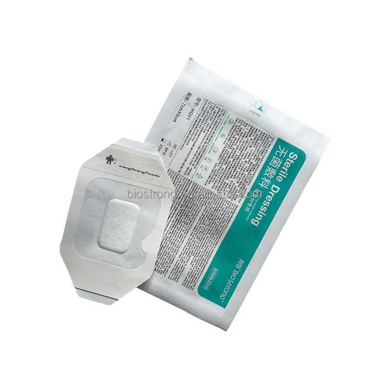 7x6cm Waterproof Pu Iv Dressing Surgical Dressing Pad Absorbent Wound ...