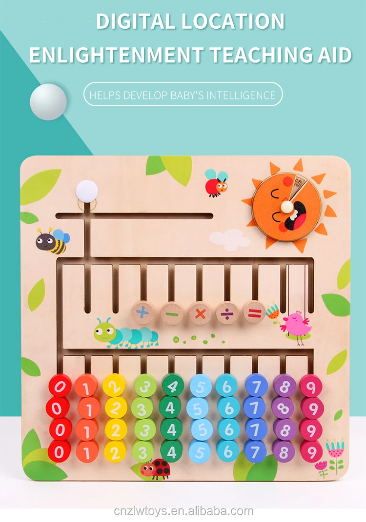 Montessori Wooden Math Toys - Early Education for Kids