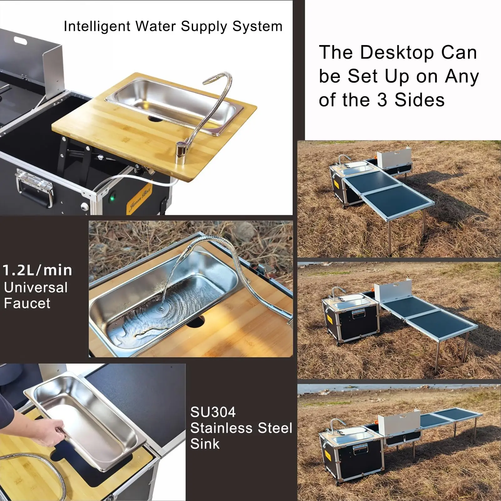 Portable Camping Kitchen - Ultimate Outdoor Cooking Set