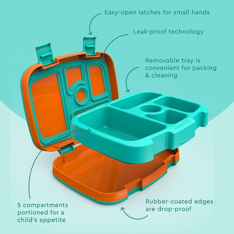 Durable, Portable Lunch Boxes - Perfect for Every Age