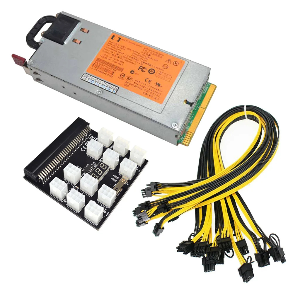 750W GPU Power Supply Server PSU Kit with Breakout Board