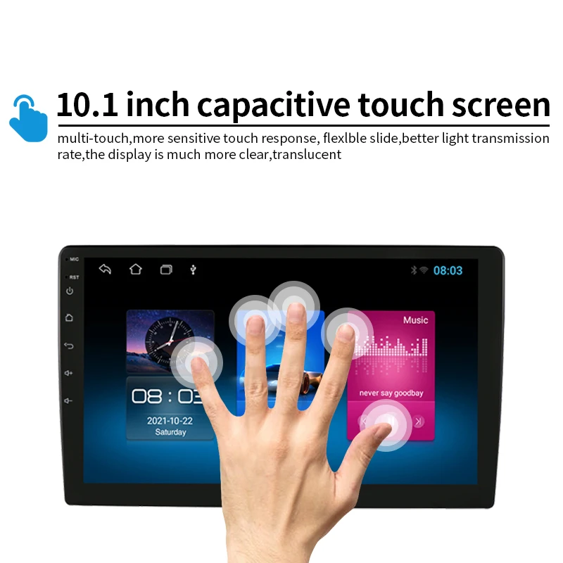 10 Inch Car Dvd Player Android Ips Large Screen Navigation Gps Car ...