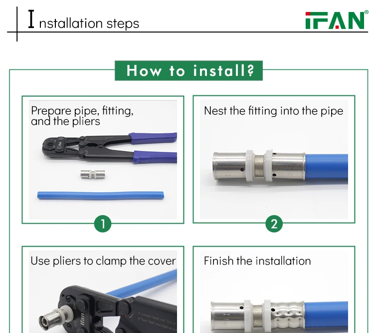 IFAN OEM Water Multilayer PEX AL PEX Pipe Fittings