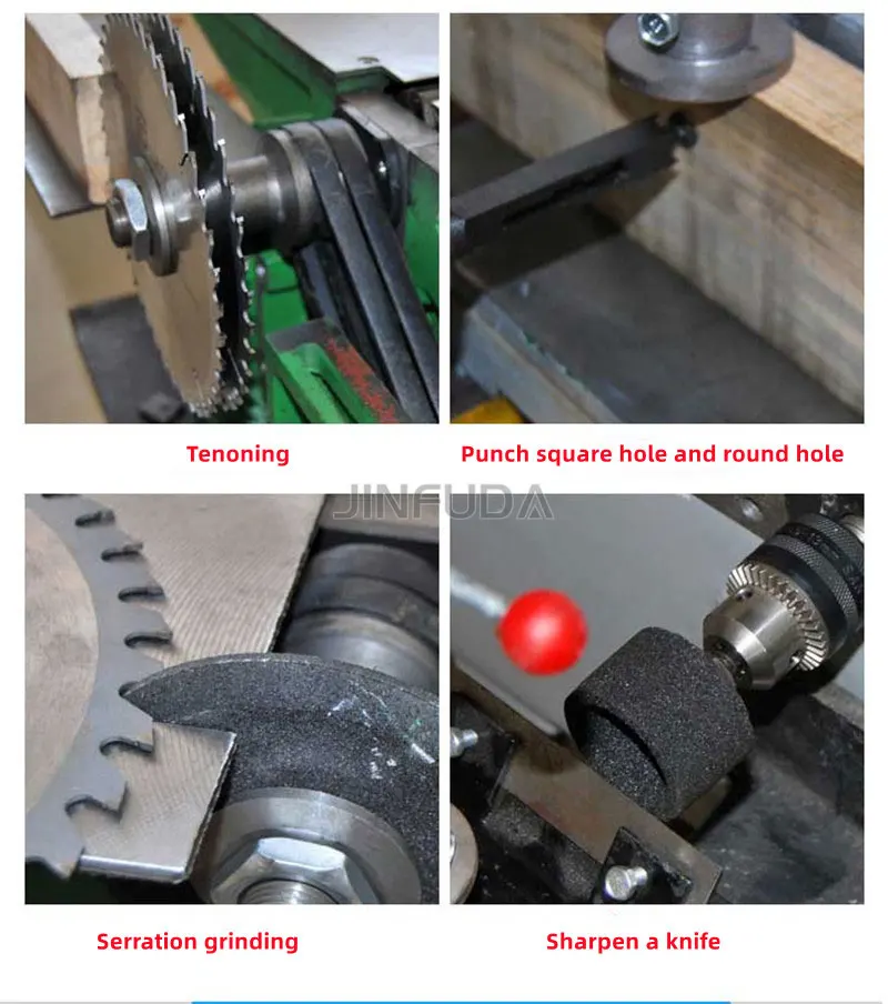 Multifunctional Bench Cutting, Drilling, and Planing Machine