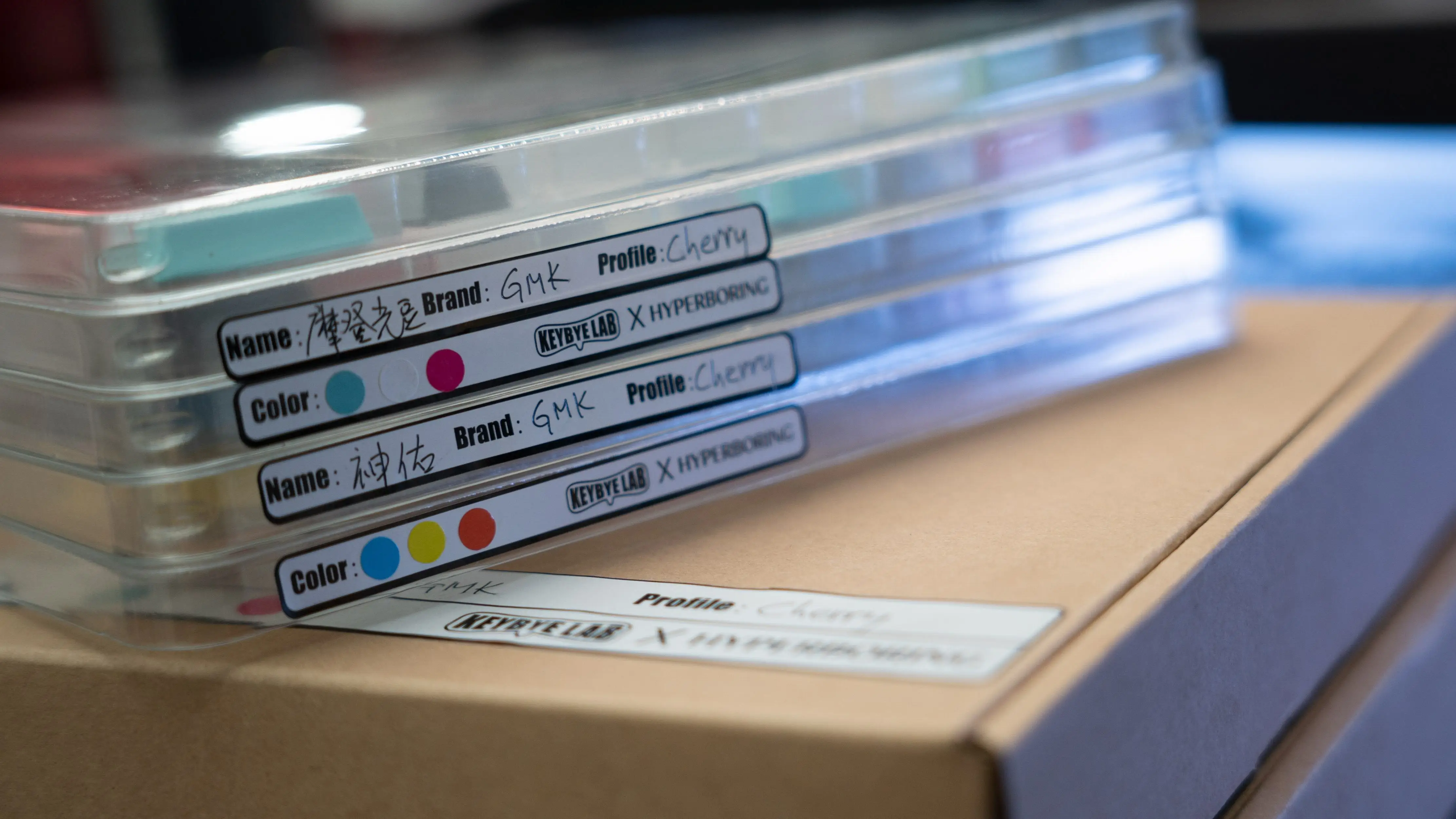 Manthon Transparent Storage Box for Mechanical Keyboard Keycaps