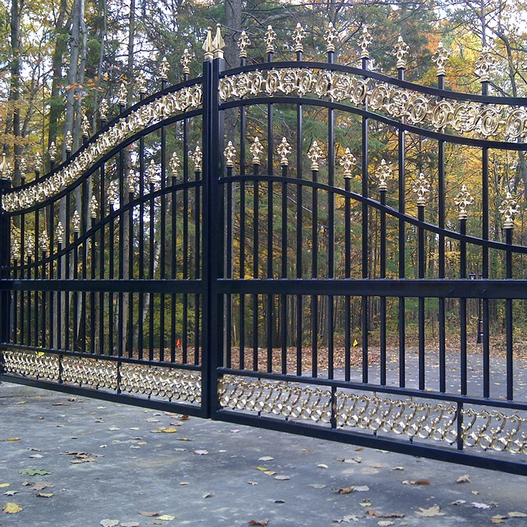 Laser Cut And Wrought Iron Gate Design/ Iron Fancy Gates For Livestock ...