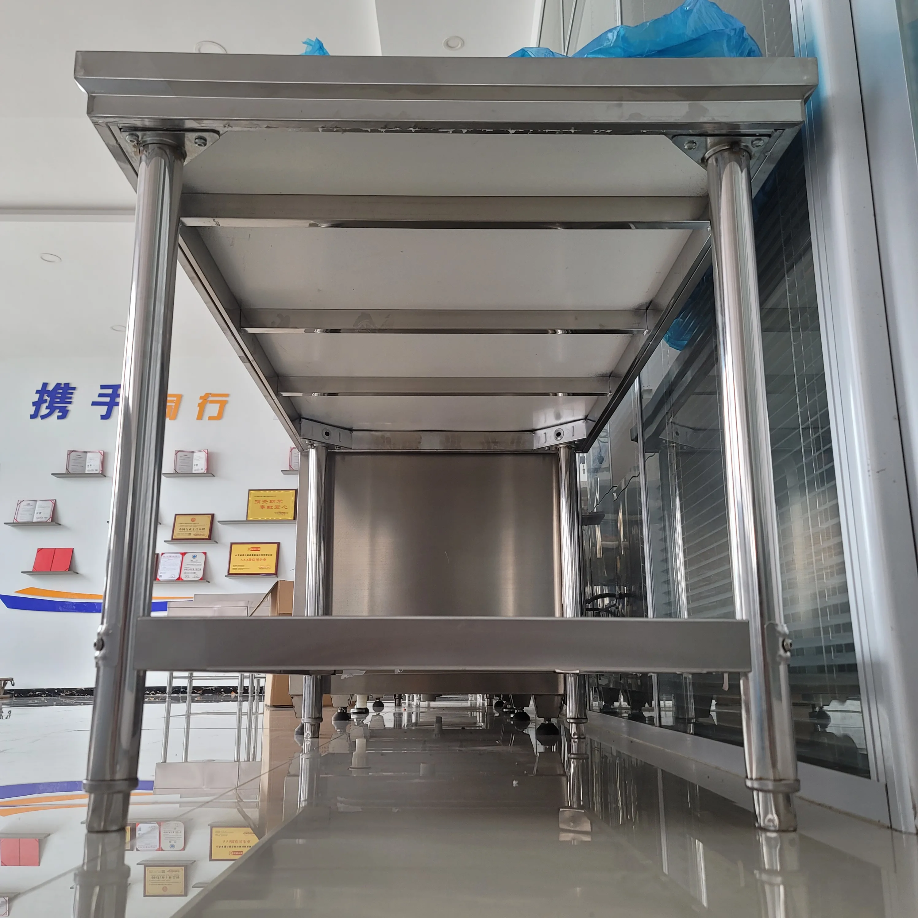 Flat Pack Stainless Steel Workbench For Kitchen Commercial Ss201 ...