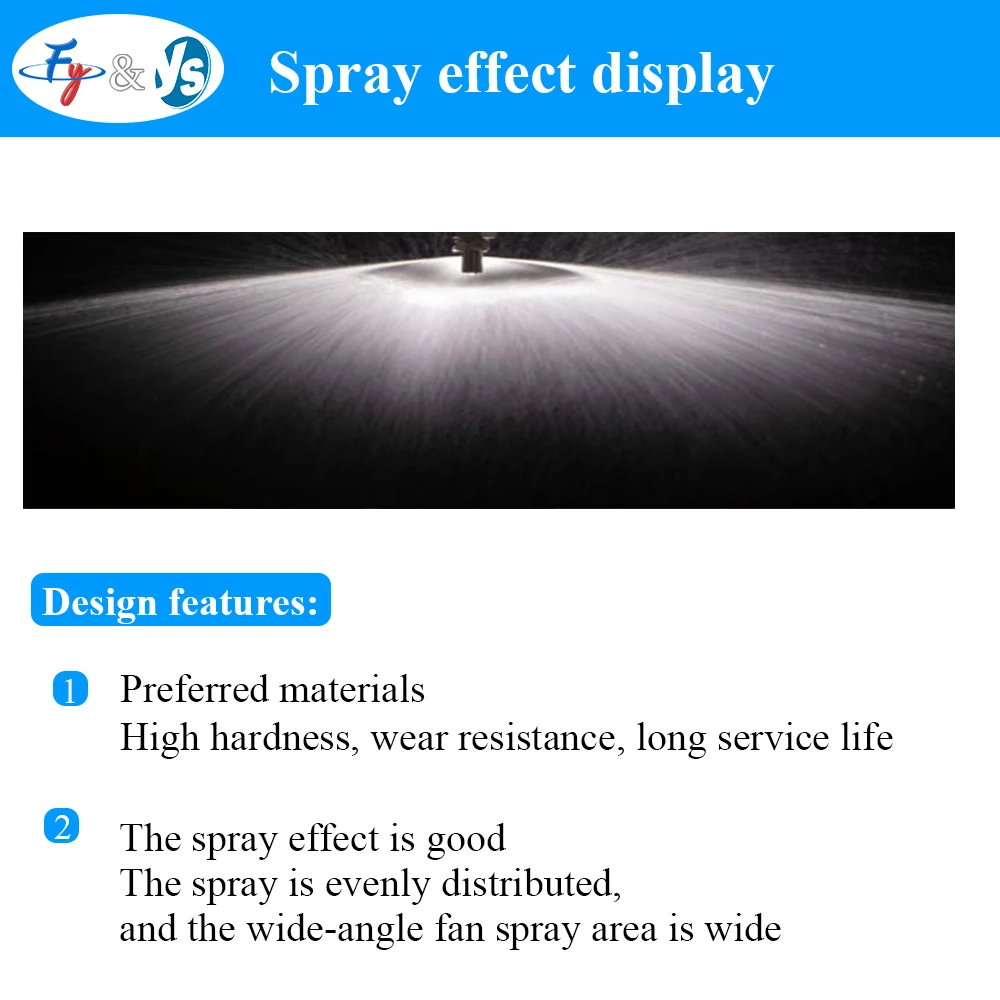 PP Plastic Wide-Angle Flat Fan Nozzle 120° Spray Industrial Cleaning ...