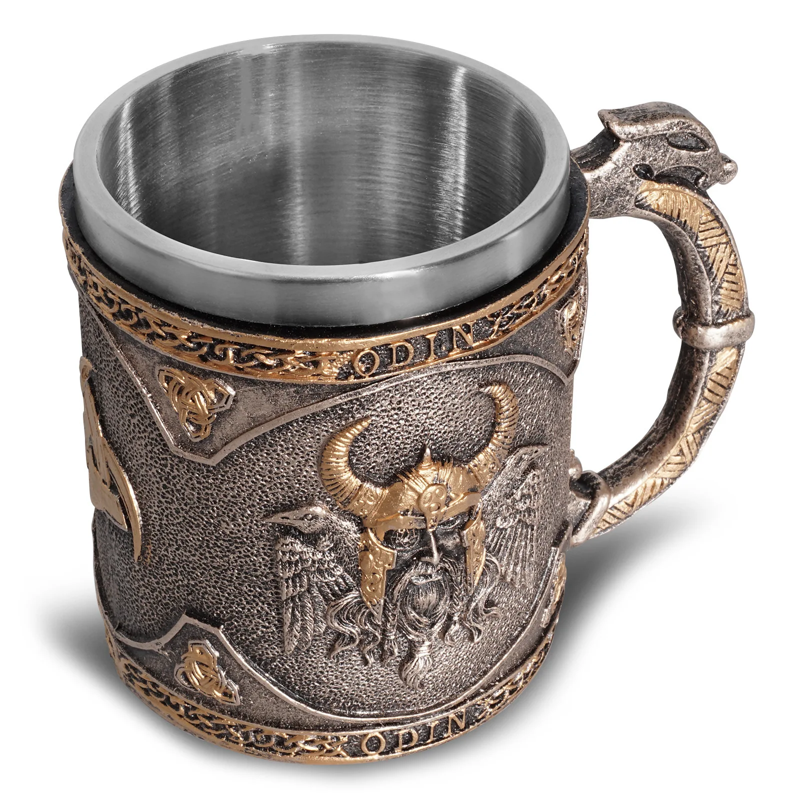 Viking Drinking Skull Snake Nordica Jarra Vikinga Thor Mug Norwegian ...