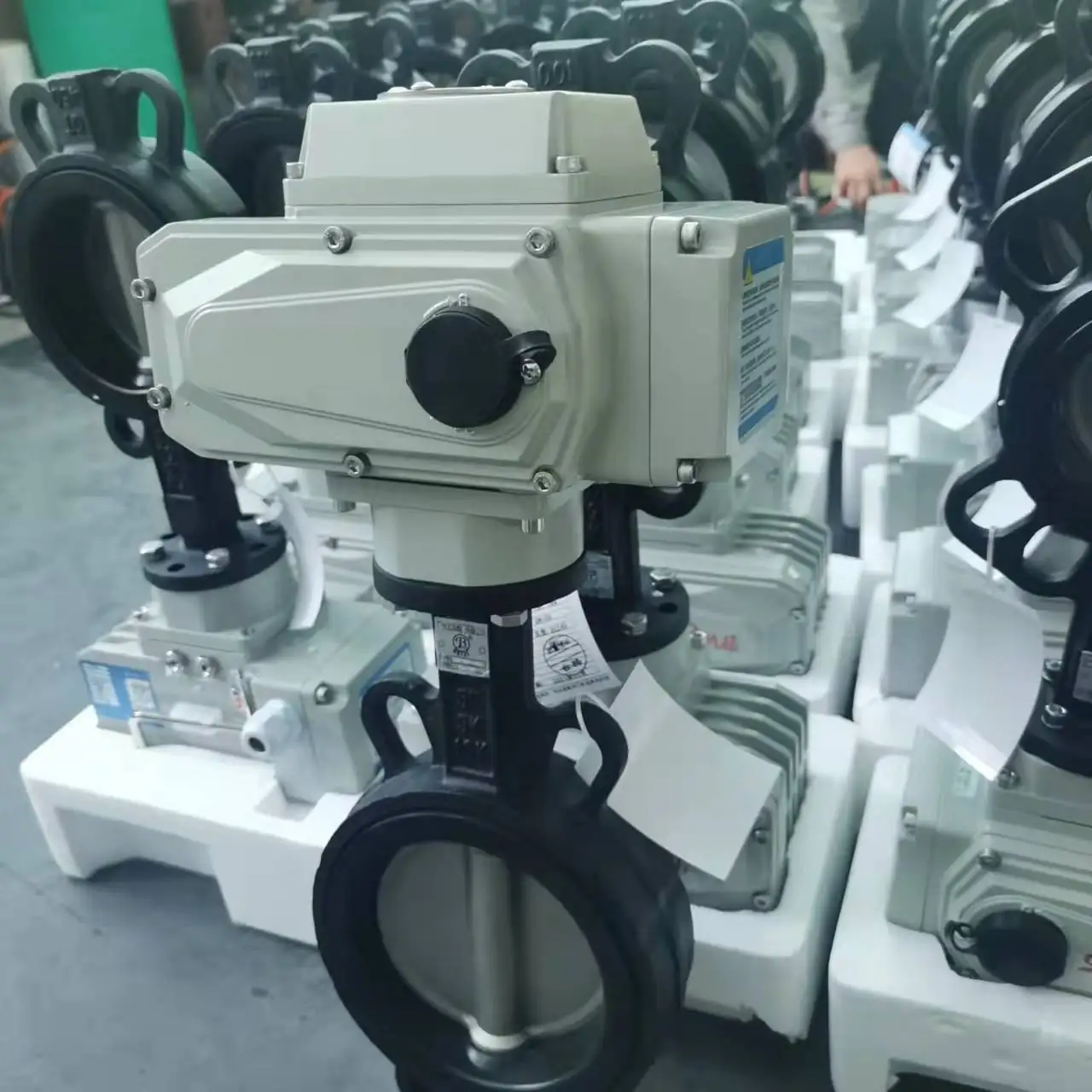 Factory Wholesale Dn50-dn1200 Dn100 Motorized Wafer Type Electric ...