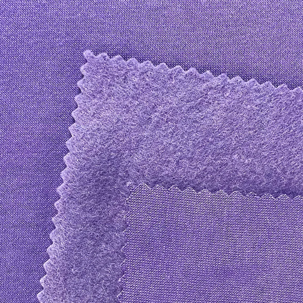 Hot Sale 330gsm 55% Cotton 45% Polyester Cvc French Terry Combed Wool ...