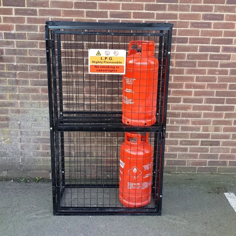 Gas Cylinder Cage Collapsible Gas Bottle Storage Galvaniszd Steel ...