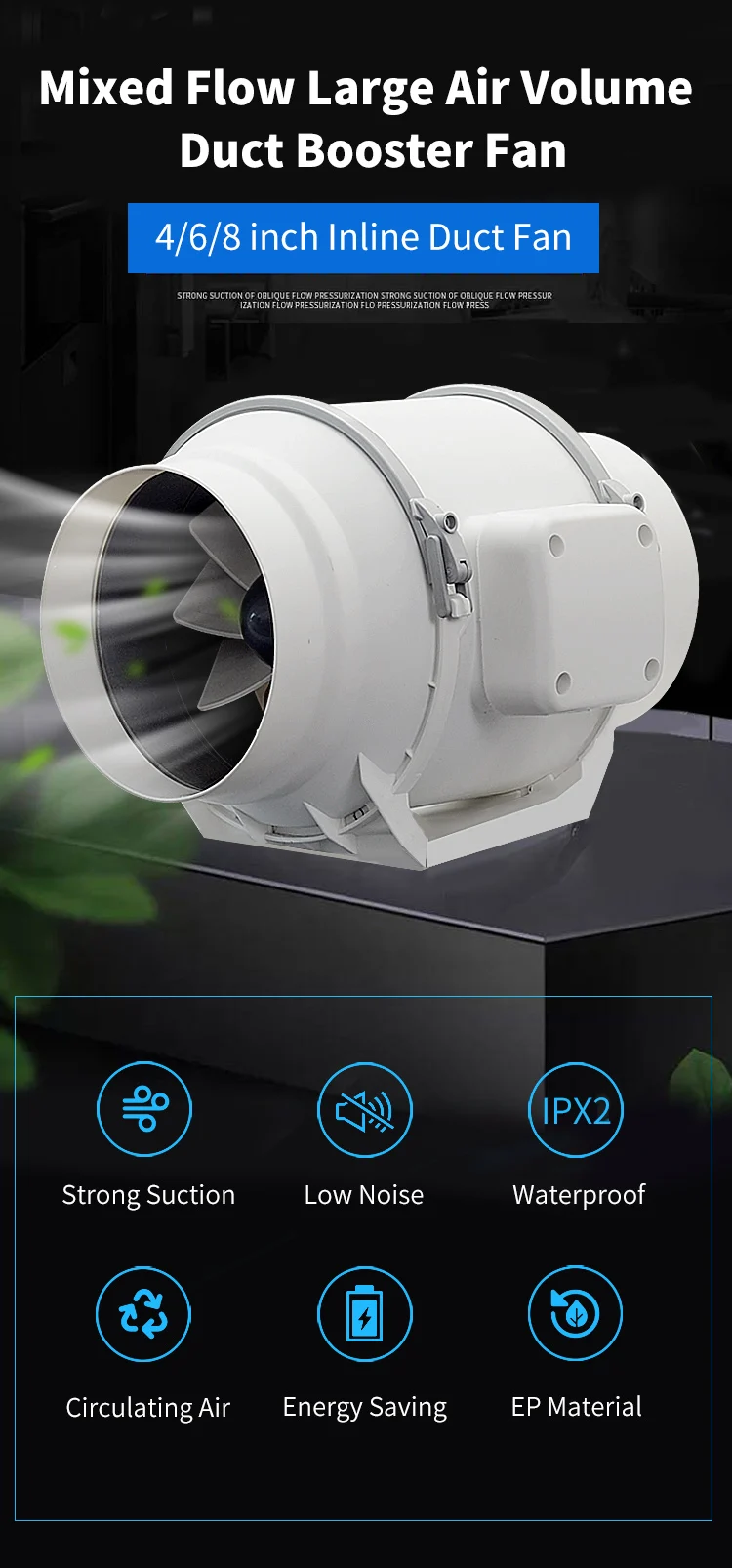 PERSIAN Inline Exhaust Fans - Efficient Air Circulation