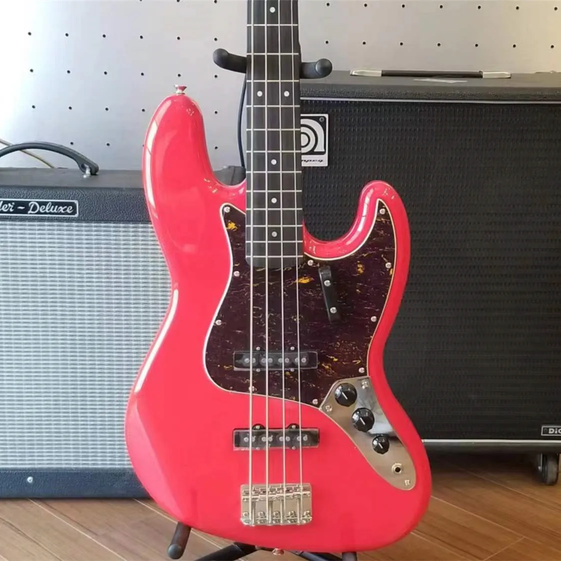 Auriga Electric Bass Guitar Fiesta Red 4 String J Bass Guitar - Buy 4 ...