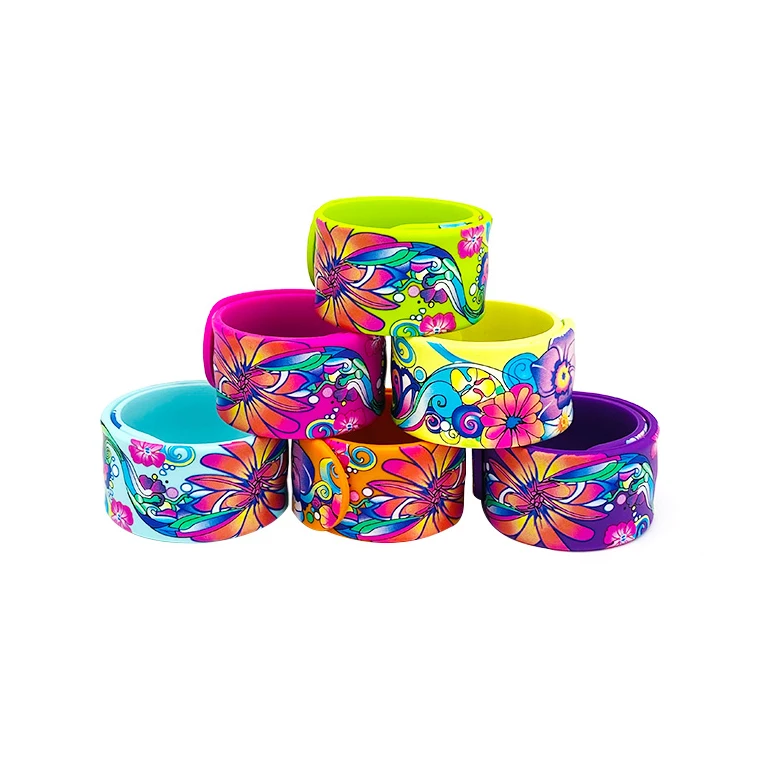 Unique Pattern Bulk Ruler Slap Bands Colorful Personalized Custom ...