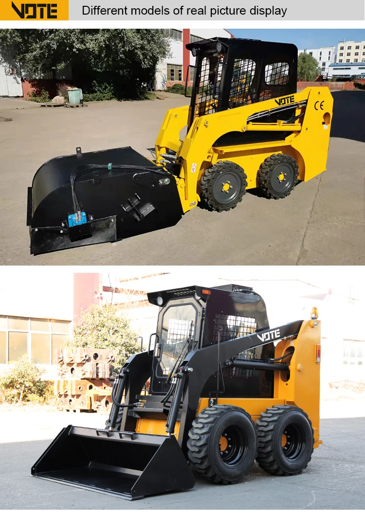 Vote Hydraulic Skid Steer Loader Multifunction Optional Breaker Hammer ...