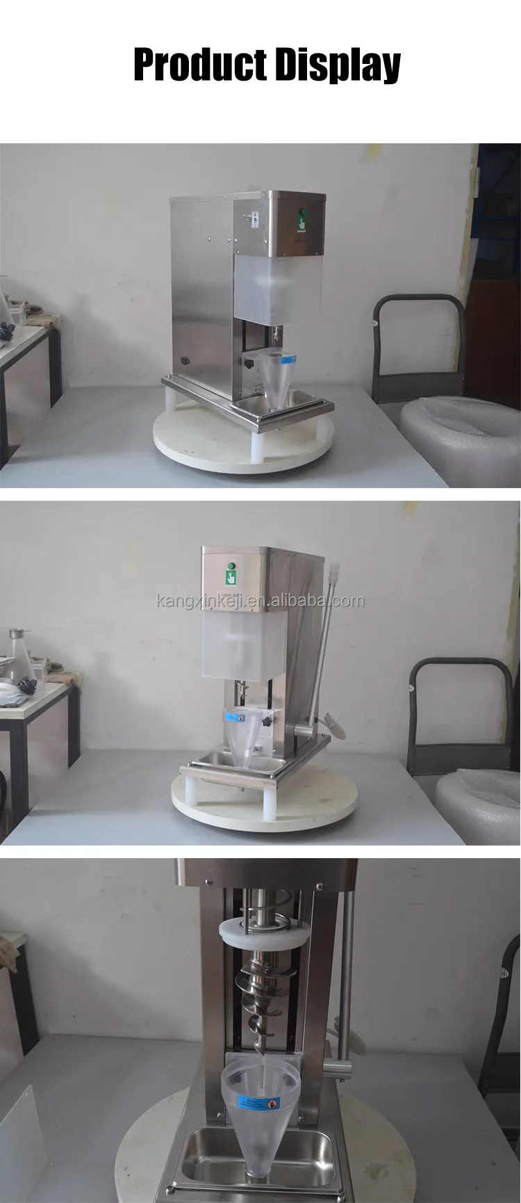 Fresh Real Fruit Ice Cream Machine - Easy & Efficient