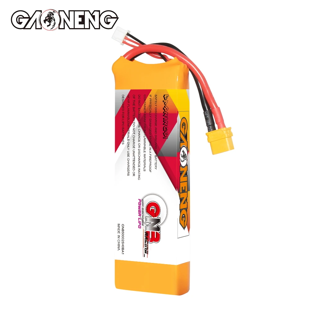 GAONENG GNB BA-1 Series 5000mAh 2S 7.4V 40C 80C XT60 RC LiPo Battery RC ...