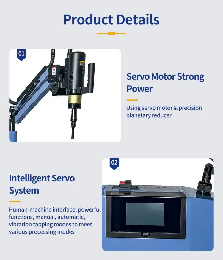 LUNYEE Automatic Servo Tapper - Efficient Drilling & Threading