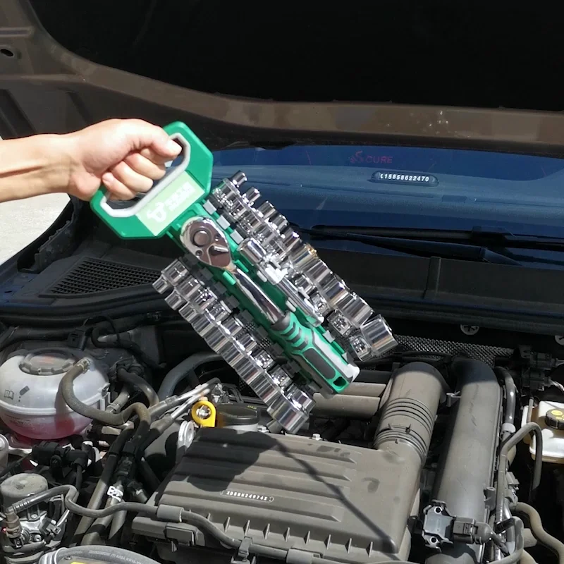 Portable Hand Tools 24 Tooth Ratchet Socket Wrench 3/8 Inch Ratchet ...