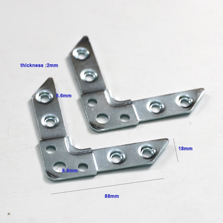 TDC Galvanized Steel Duct Flange Corner for HVAC Connectors