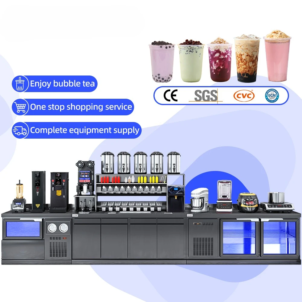 Customized Bubble Tea Counter Milk Tea Equipment Bubble Tea Shop ...