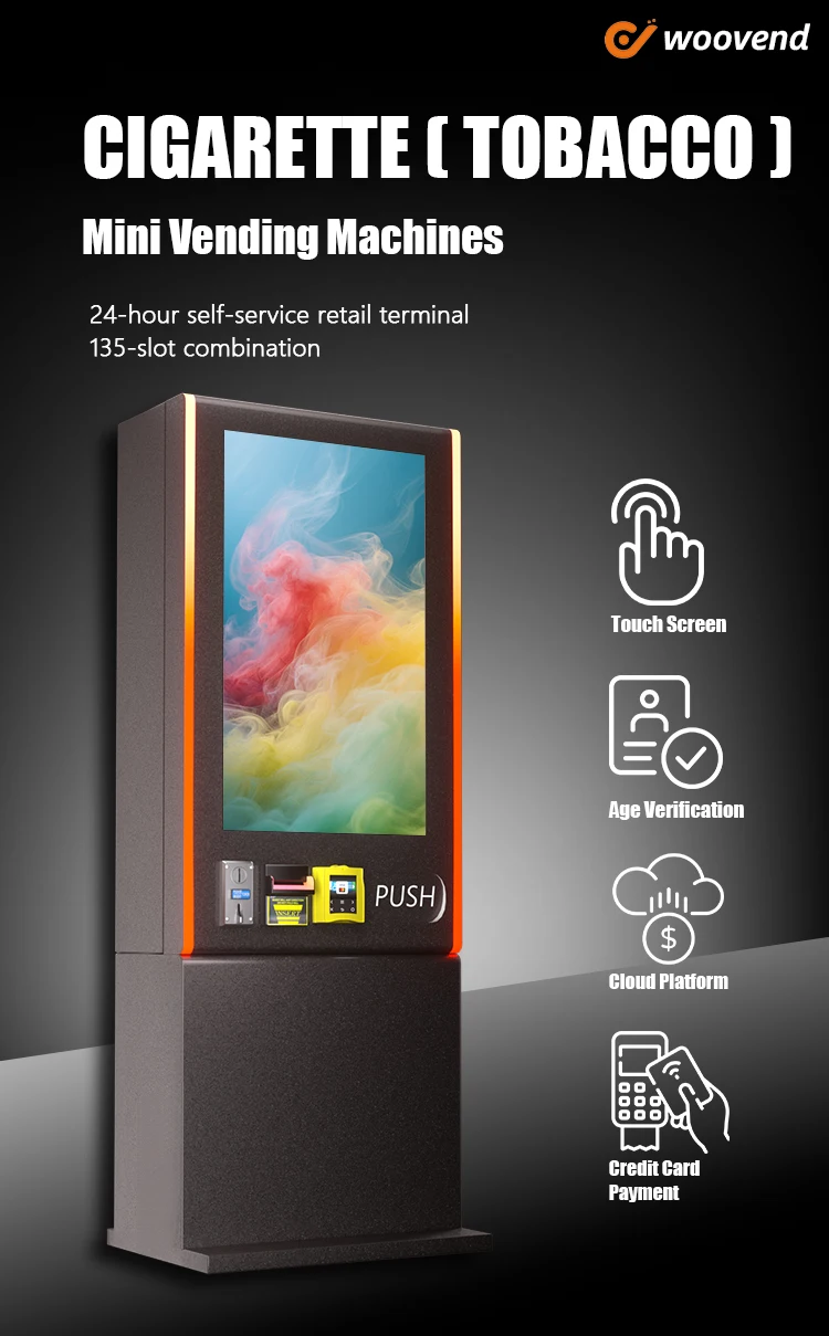 Wall Mounted Tabletop Mini Vending Machine Card Reader ID Scanner Age ...