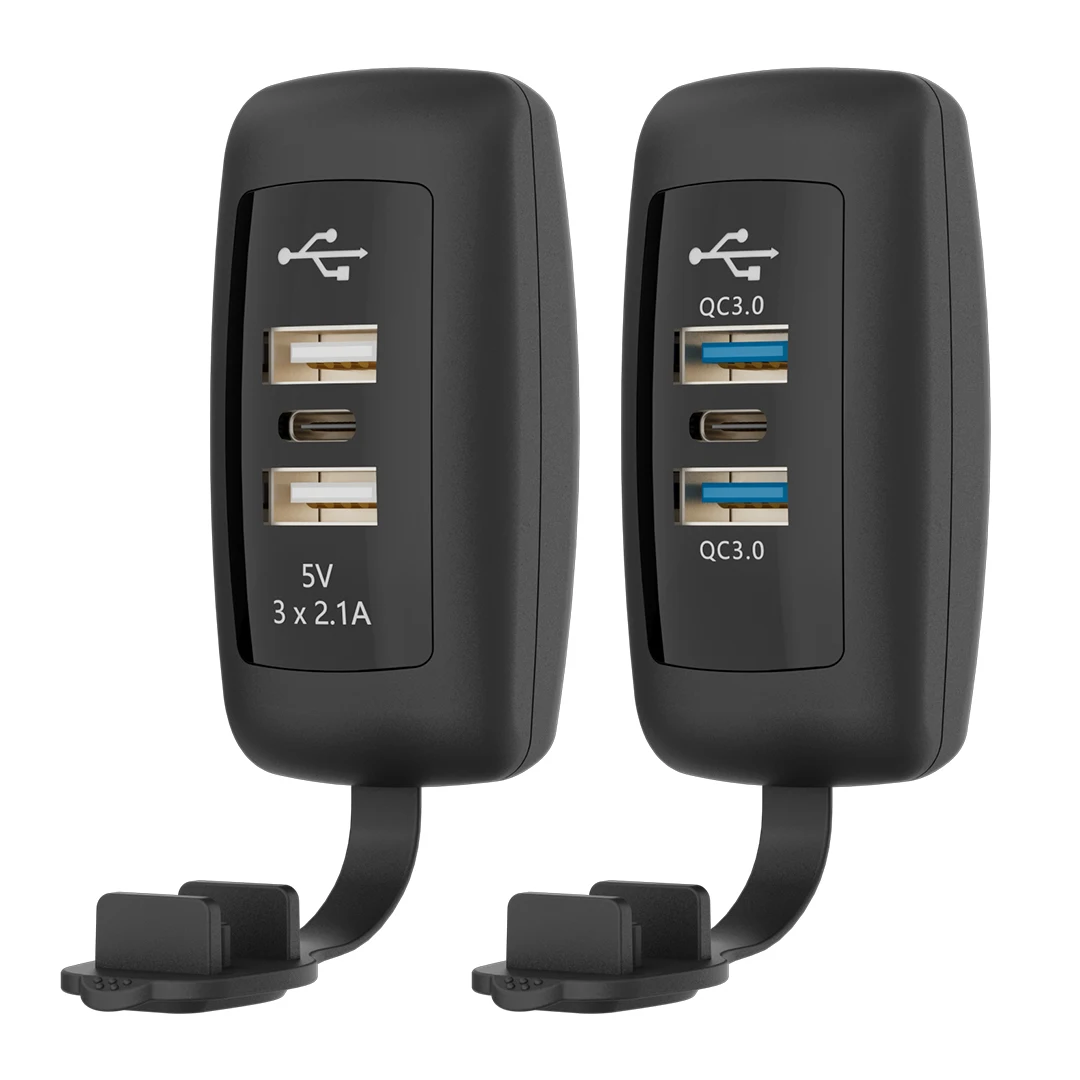 12V Panel Mount Type C Socket Automobile Receptacle 12V Pd Usb Socket ...