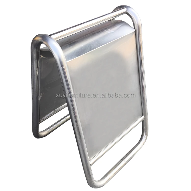 Stainless Steel Safety Warning Sign Wet Floor Caution Sign Stand No ...
