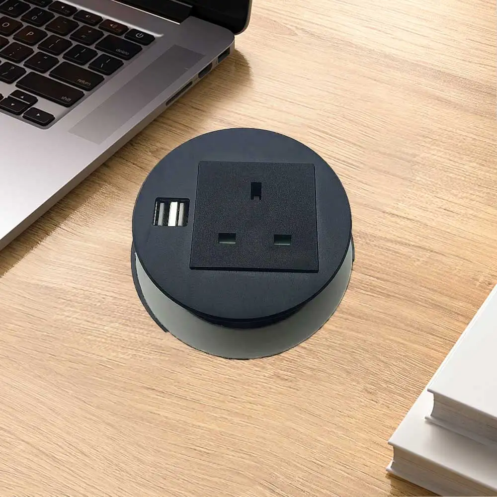 Oswell Desk Electrical Power Usb Rj45 Data Connector And Plug Socket ...