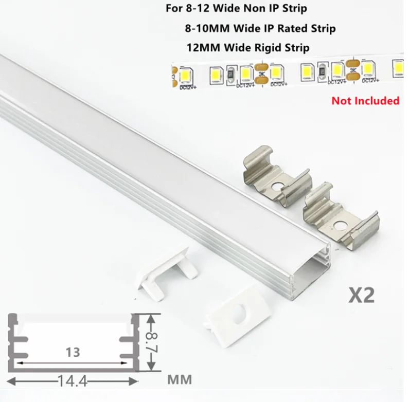 Black LED Strip Profile - Customized Housing Solutions