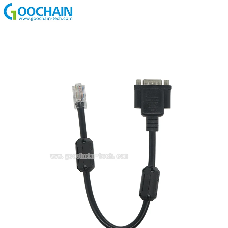 Rs232 Serial Db9 Male To Rj45 Male Console Cable - Buy Db9 To Rj45 8p8c ...