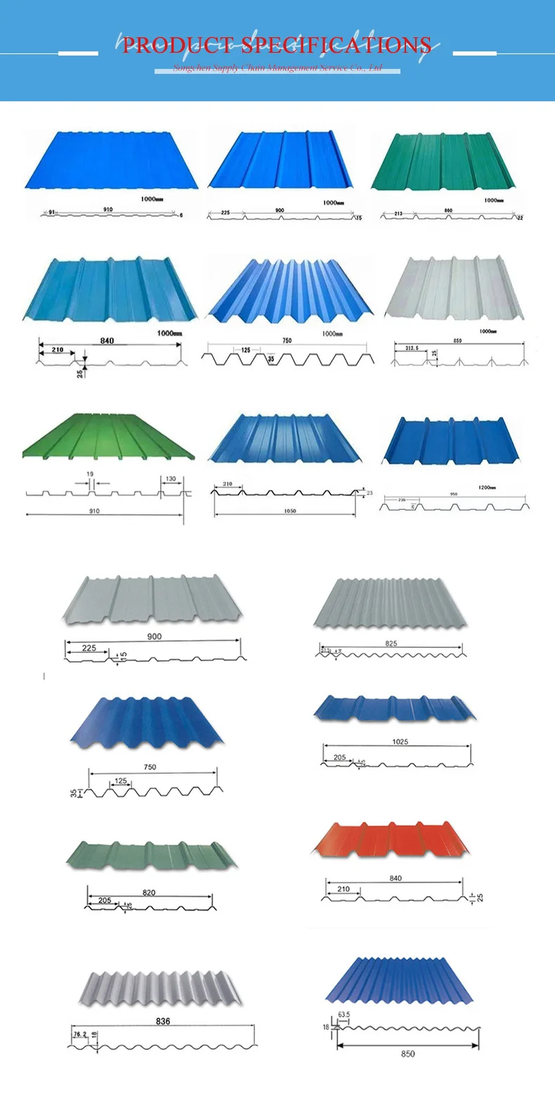 Corrugated Galvanized Steel Roofing Sheet Prime Quality Aluzinc ...