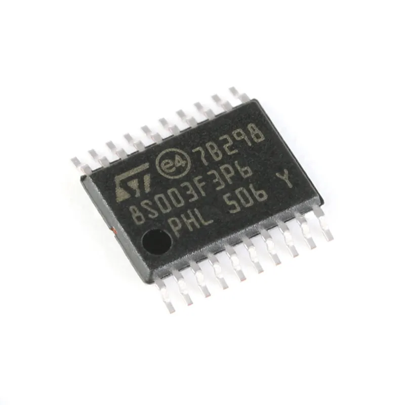 Original Smd Ic Stm8s003f3p6tr Tssop-20 16mhz/8kb Flash/8-bit Microcontroller Mcu Stm8s003 ...