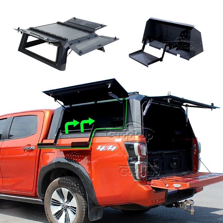 Pickup Truck Steel Hard Top Bed Cover Camper Aluminum Canopy For Ford ...