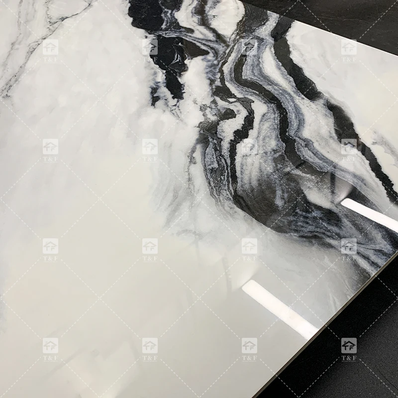 Luxury Panda White Porcelain Floor Wall Tile 60x120cm Marble Look ...