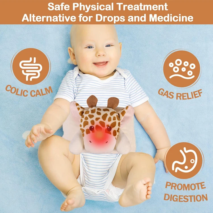 Baby Colic and Upset Stomach Relief Custom Baby Heating Pad Heated ...
