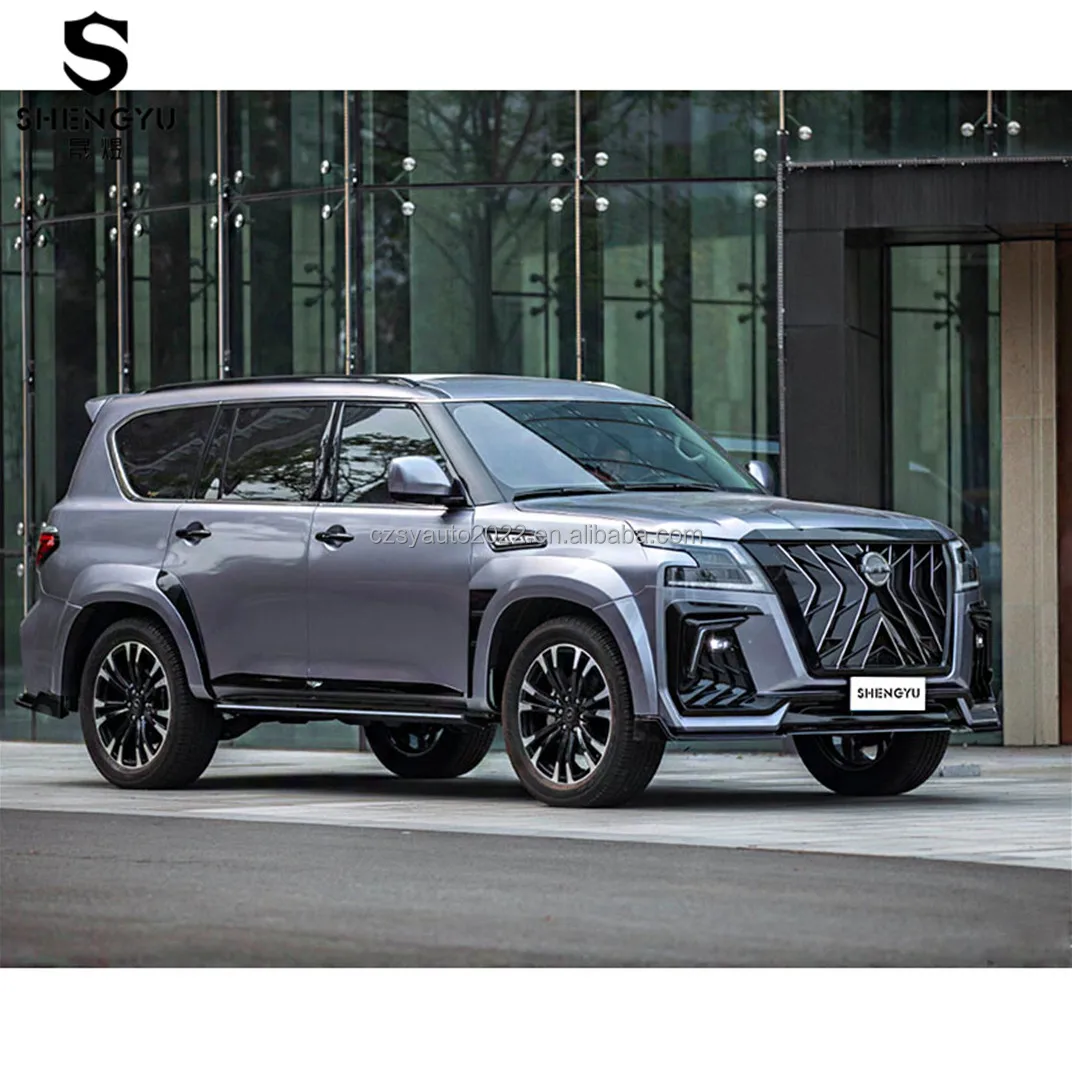 Body Kit For Nissan Patrol Y61/y62 2010-2020 Upgrade To Black Hawk ...