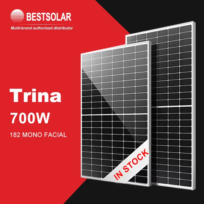 Trina 700 Watt Solar Panels - Efficient Bifacial Modules