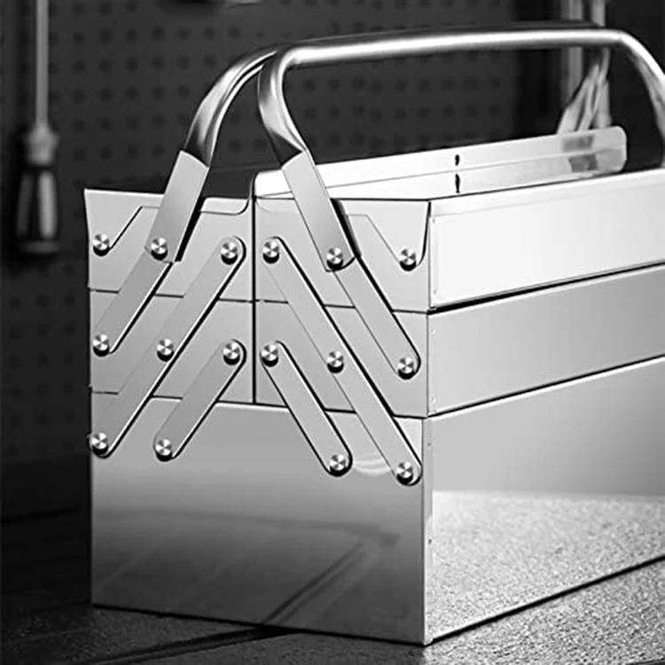 Jh-mech Oem/odm Toolbox Set Three-layer Folding Household Storage Box ...