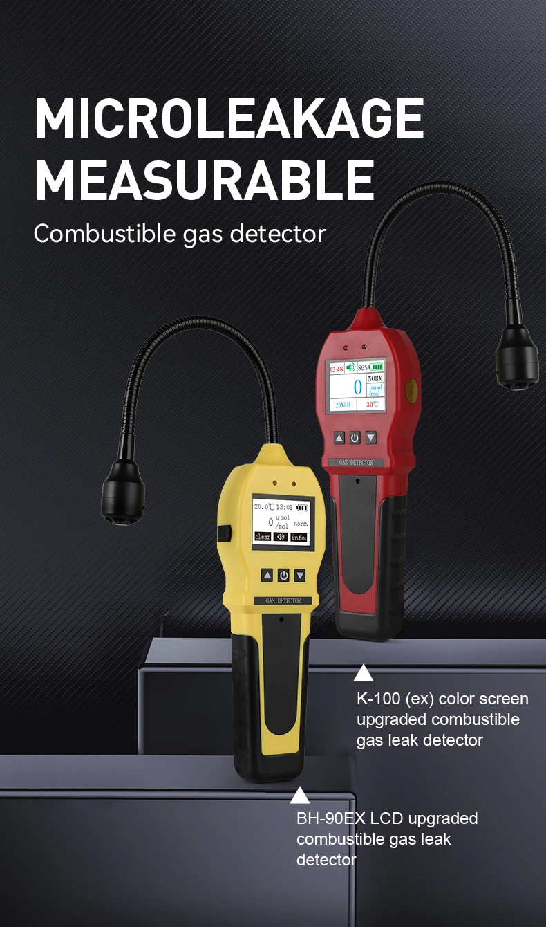 Bosean Leak Detector BH-90EX - Portable Combustible Gas Meter