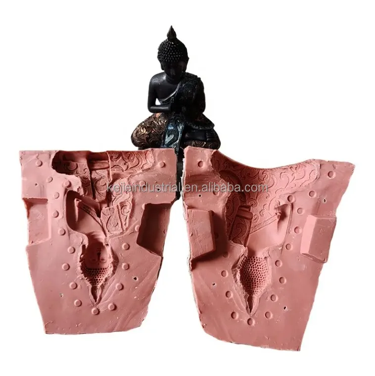 Concrete Buddha Statue Molds Resin Mold Cement Fiberglass and Silicone ...