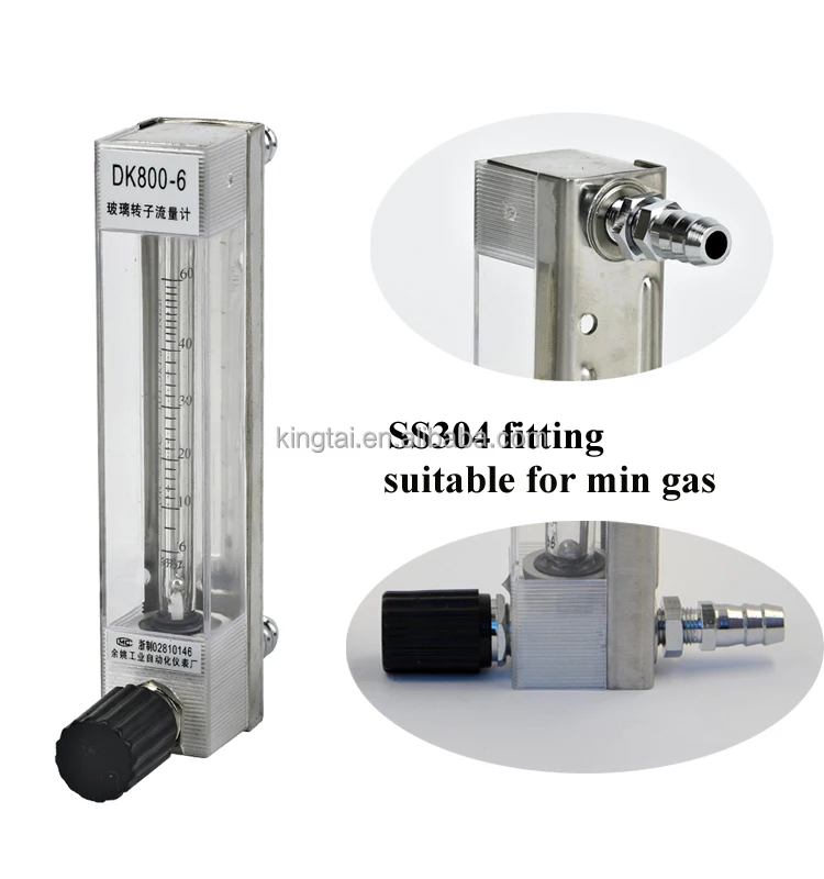 DK800 Series Variable Area Glass Tube Rotameter - Flow Meter