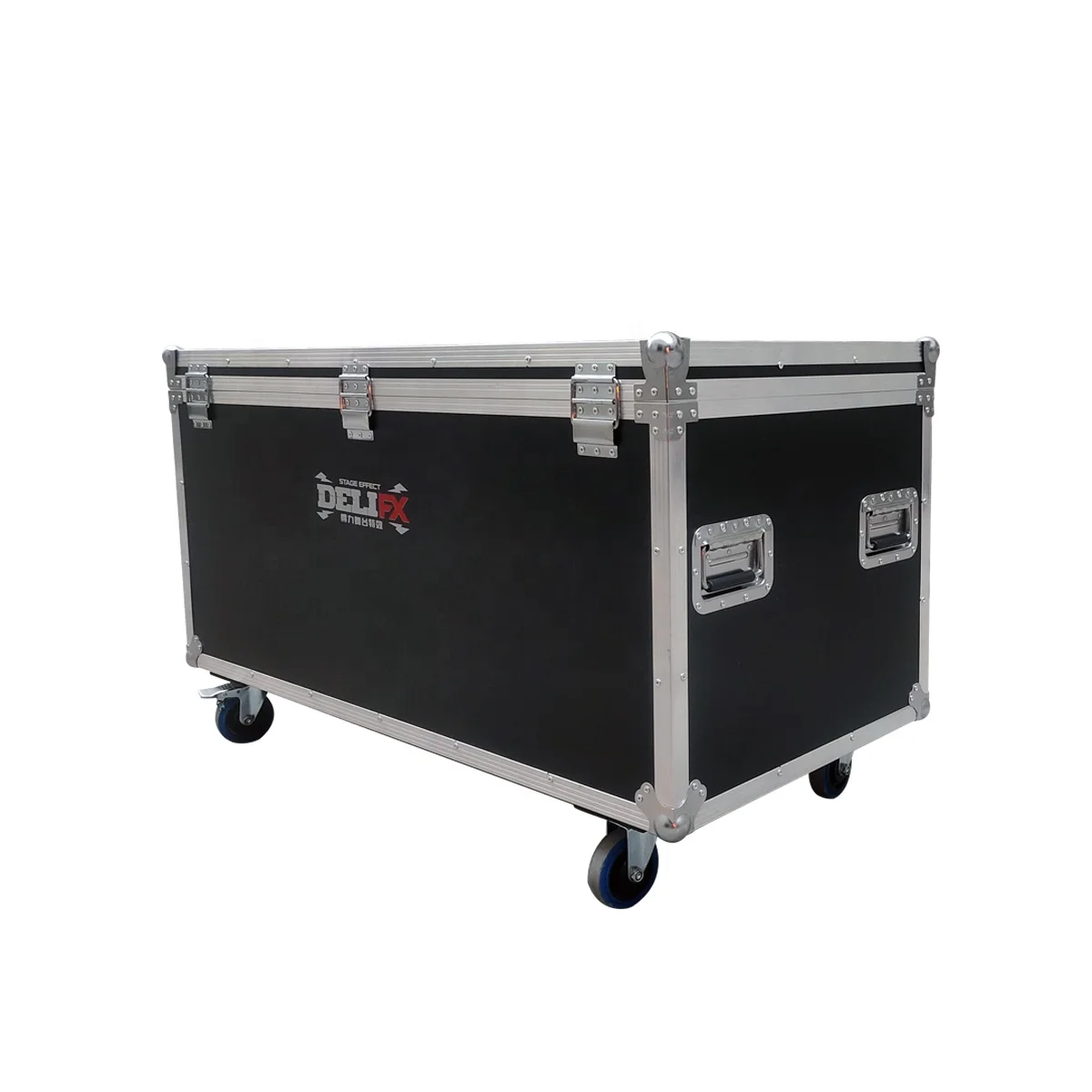 Delifx Customizable Flight Case Black Color Aluminum And Wood Fly Case ...