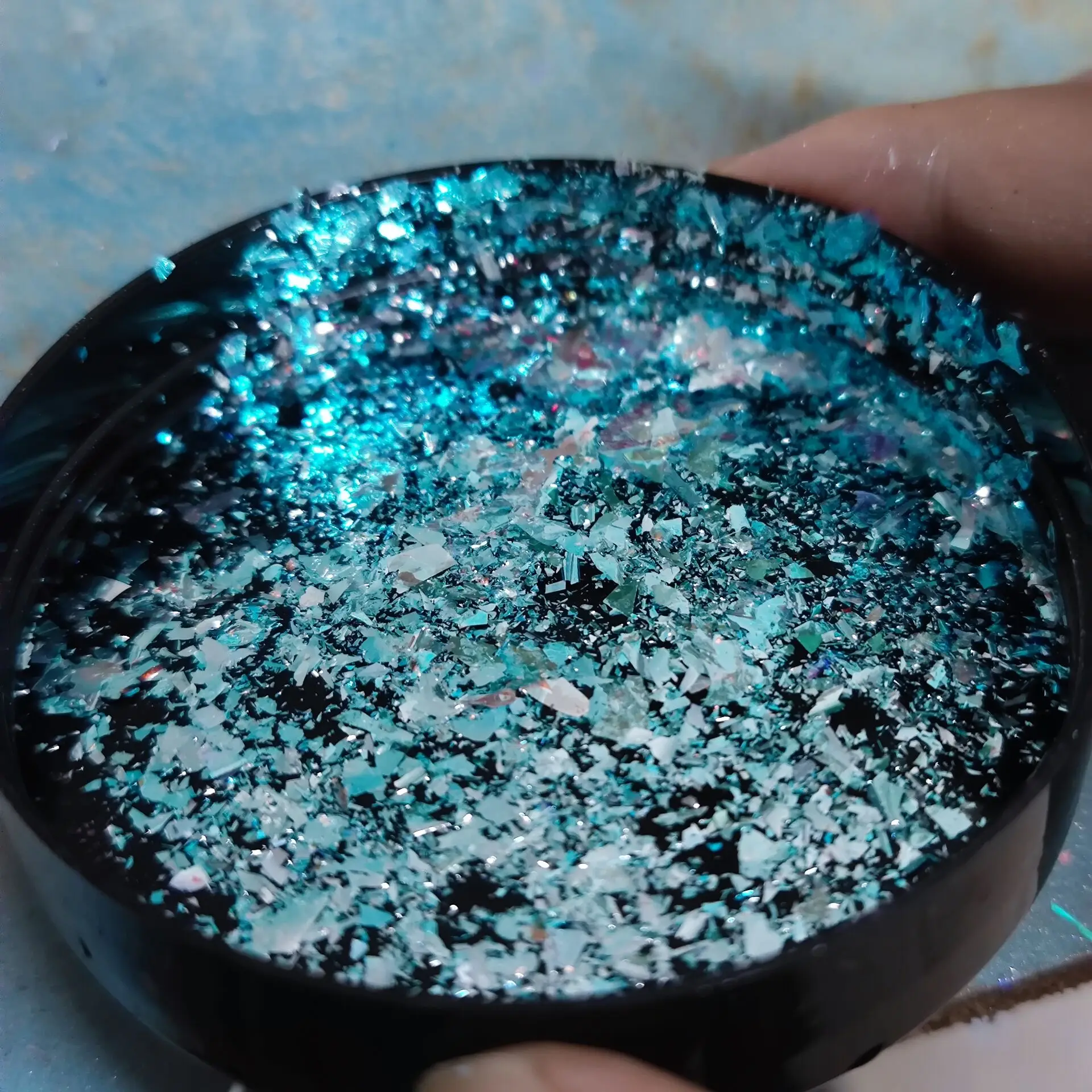 Wholesale Iridescent Crystal Chameleon Flakes Chrome Transparent ...