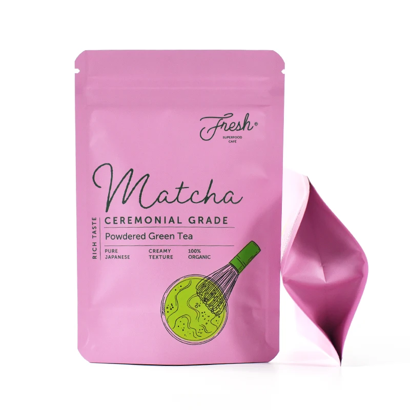 Custom Printed Matte Surface Reusable Eco Friendly Resealable Food ...