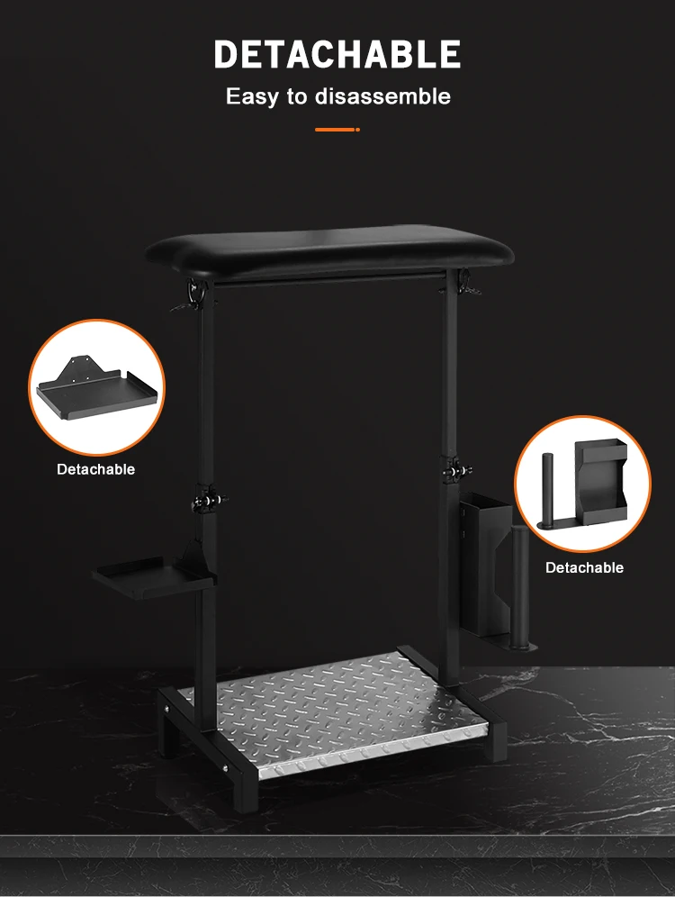 Heavy Duty Iron Tattoo Armrest Stand Adjustable Height Tilt Leg Rest ...