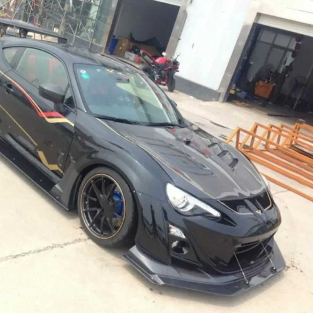 Body Kit Carbon Fiber Engine Hood Assembly For Toyota Gt86 Subaru Varis ...